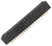 40 pin Box Header .1"sp Straight: Phoenix Enterprises -PE- Connectors ...