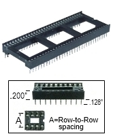 64 pin DIP IC Socket Stamped .9": Phoenix Enterprises -PE- Connectors ...