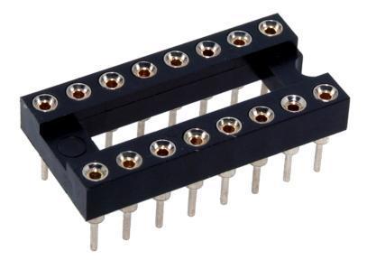 16 pin DIP IC Socket Machined .3": Phoenix Enterprises -PE- Connectors ...